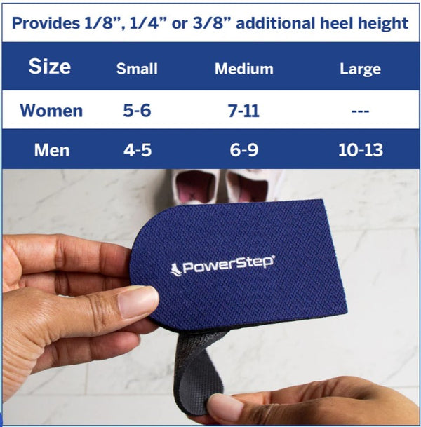PowerStep Adjustable Heel Lift - Tri-State Orthopedic Products